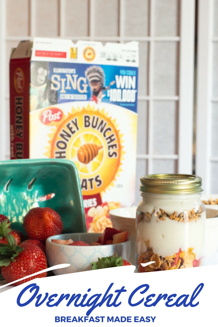 Strawberry Vanilla Overnight Cereal - Kate Eschbach